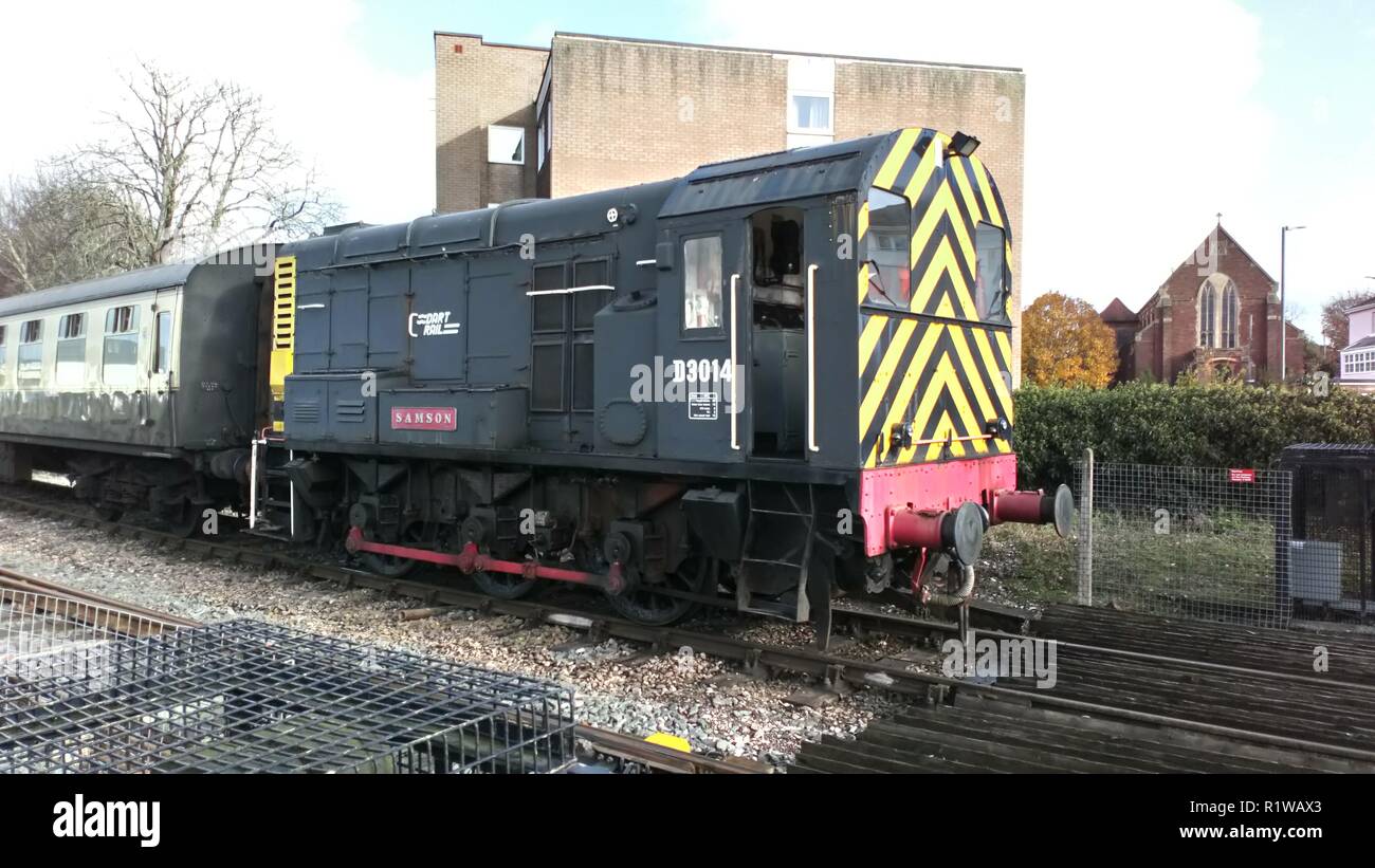 BR Class 08 Diesel Shunter engine D3014 " Samson "at the Sands Road ...