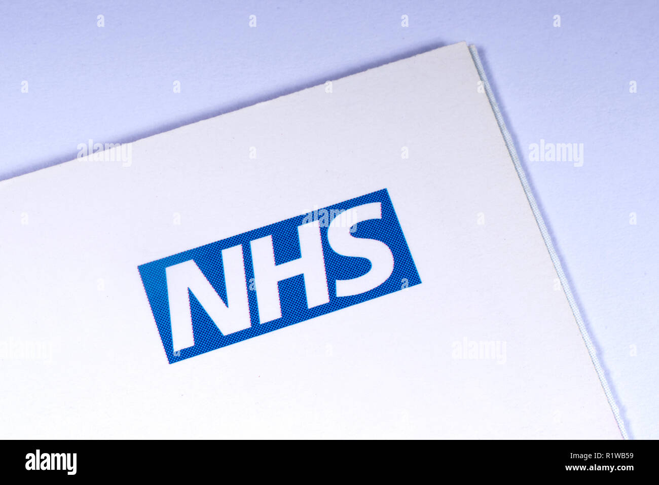 London, UK - November 14th 2018: A close-up of the NHS - National ...