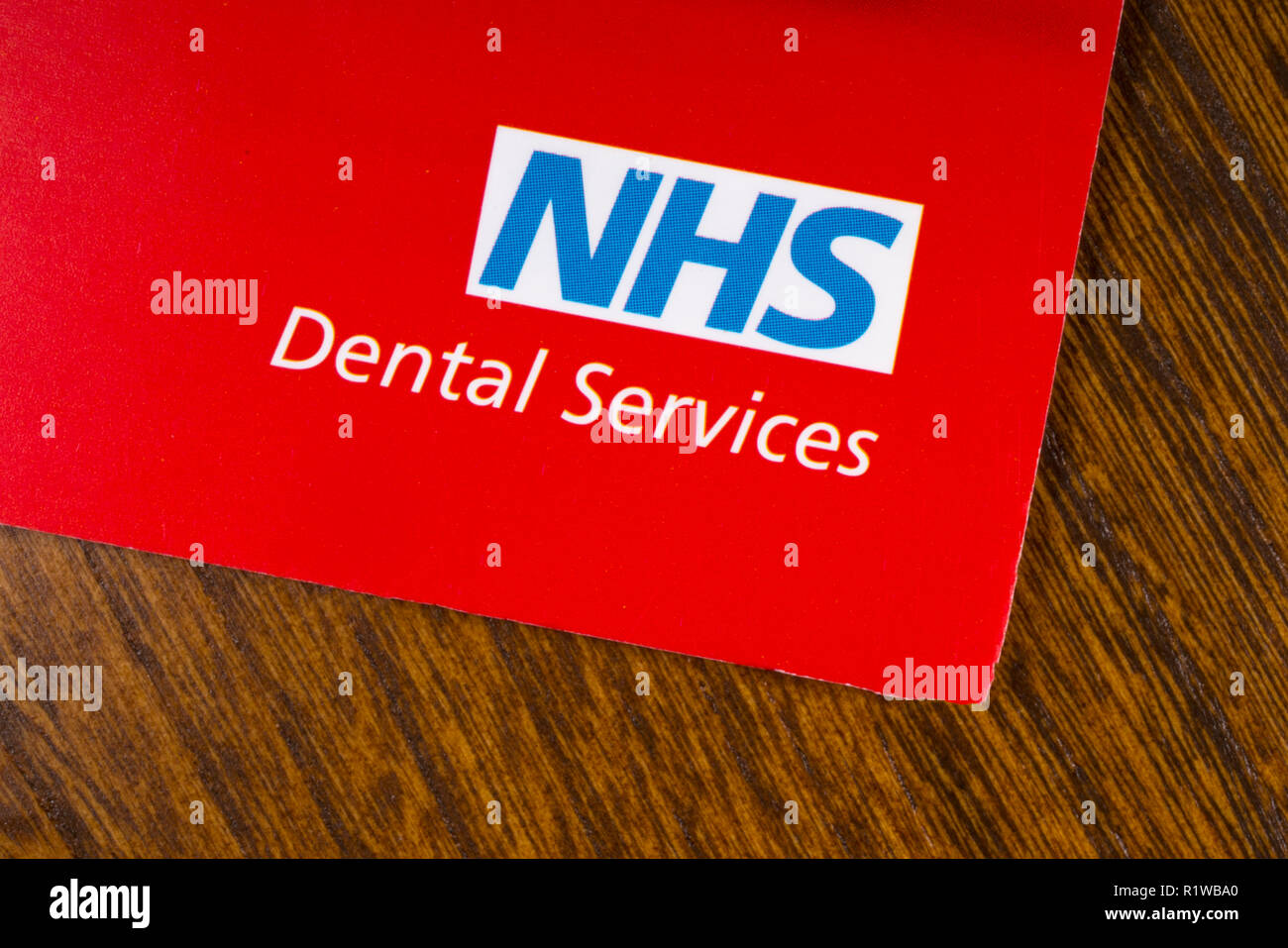London, UK - November 14th 2018: A close-up of the NHS - National ...