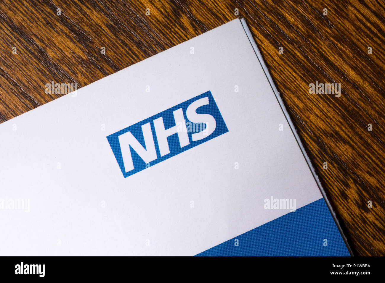 London, UK - November 14th 2018: A close-up of the NHS - National ...
