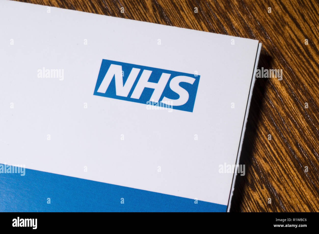 London, UK - November 14th 2018: A close-up of the NHS - National ...