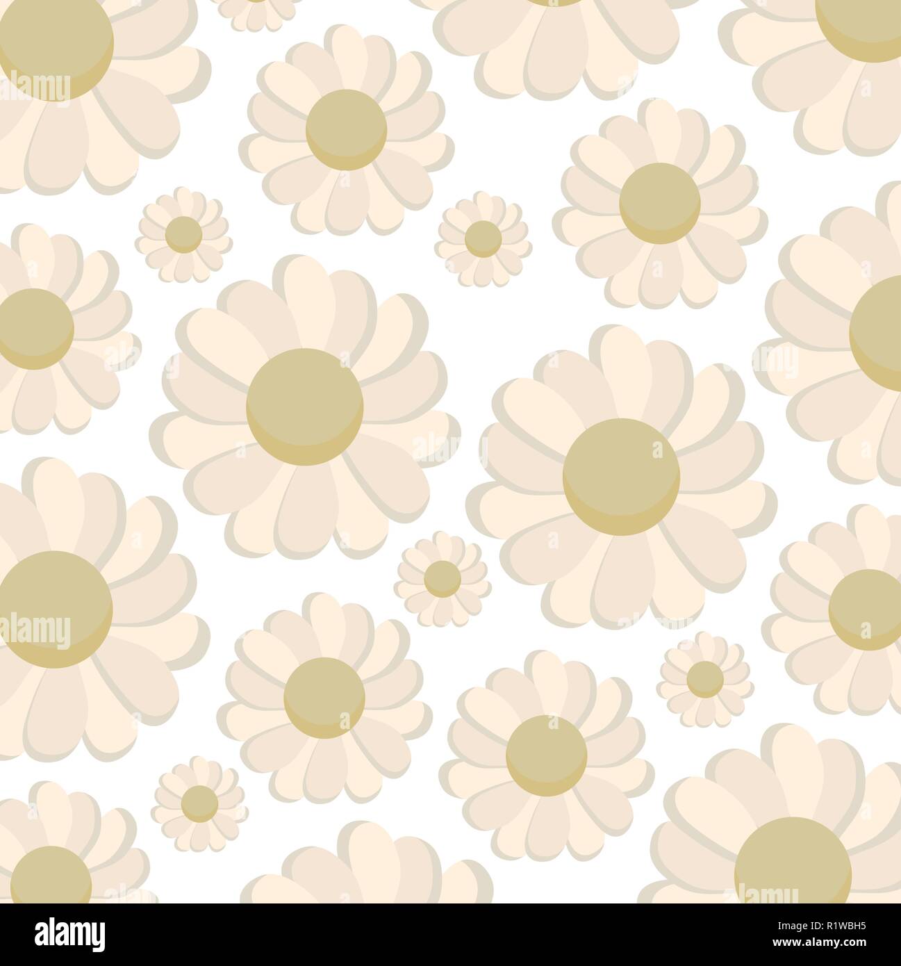 beautiful flowers background, vector illustration Stock Vector Image ...