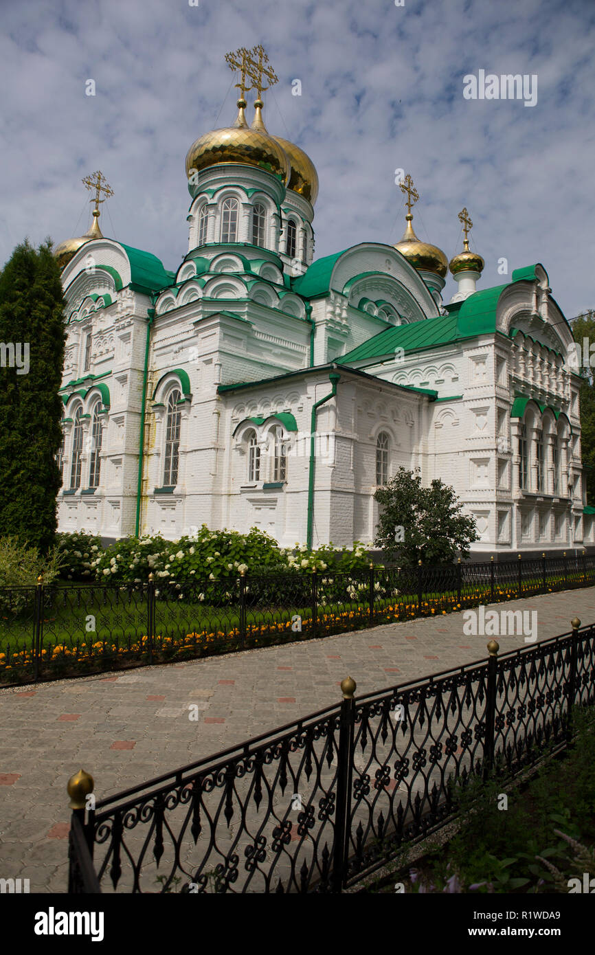 The Trinity Cathedral in The Virgin Monastery of Raifa Stock Photo - Alamy
