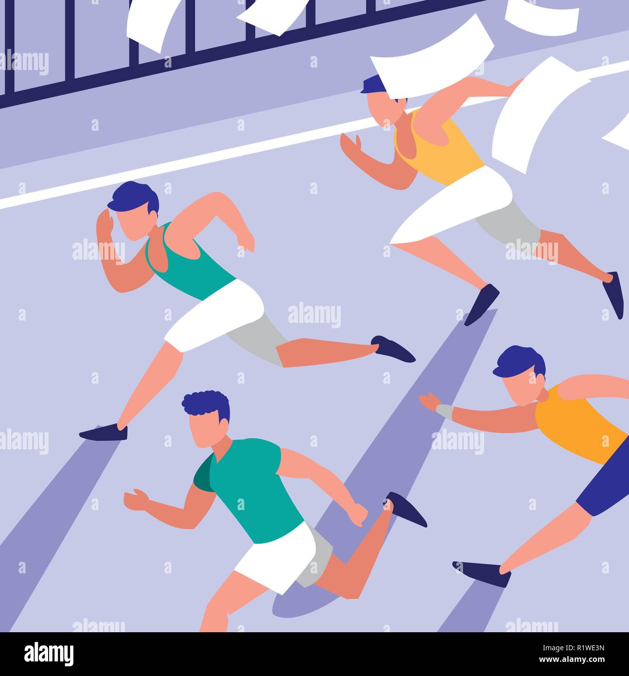 Men running design, Training fitness healthy lifestyle exercise sport ...