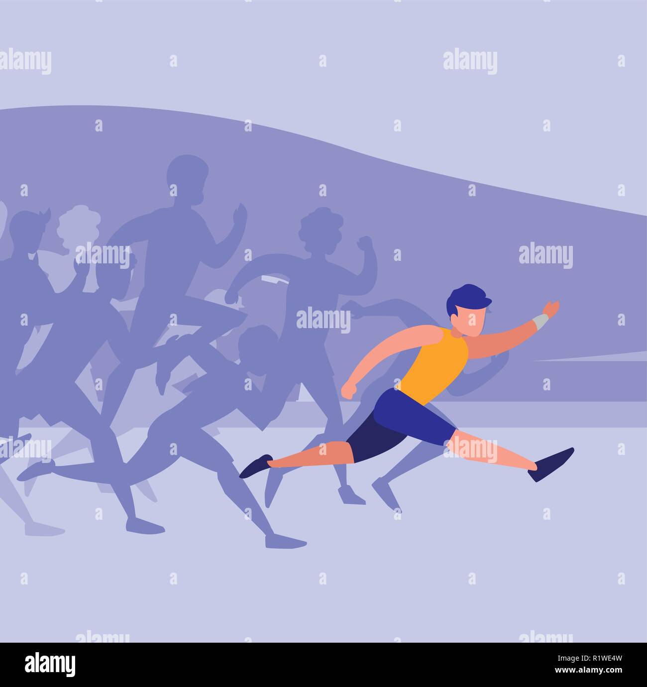 People running design, Training fitness healthy lifestyle exercise ...