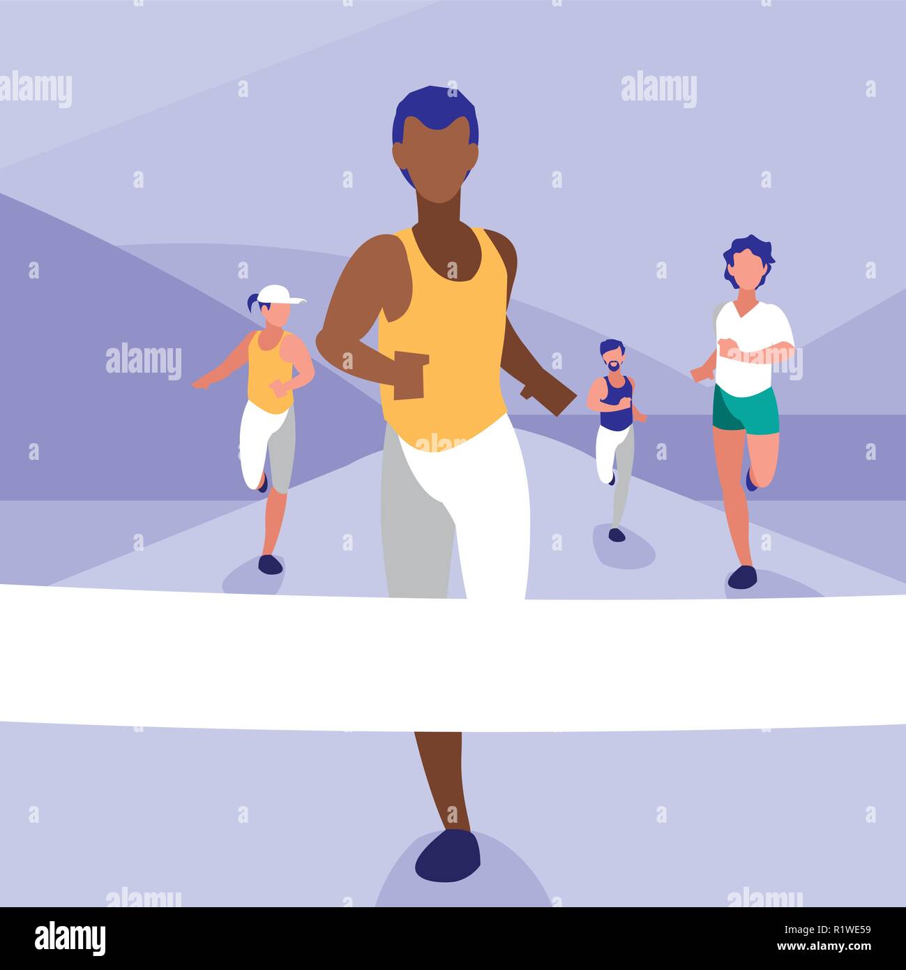 Man running design, Training fitness healthy lifestyle exercise sport ...