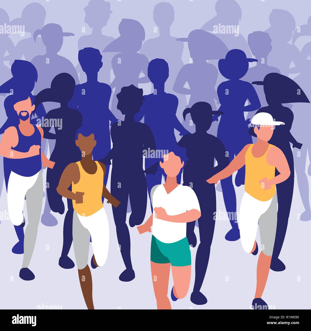 Men running design, Training fitness healthy lifestyle exercise sport ...