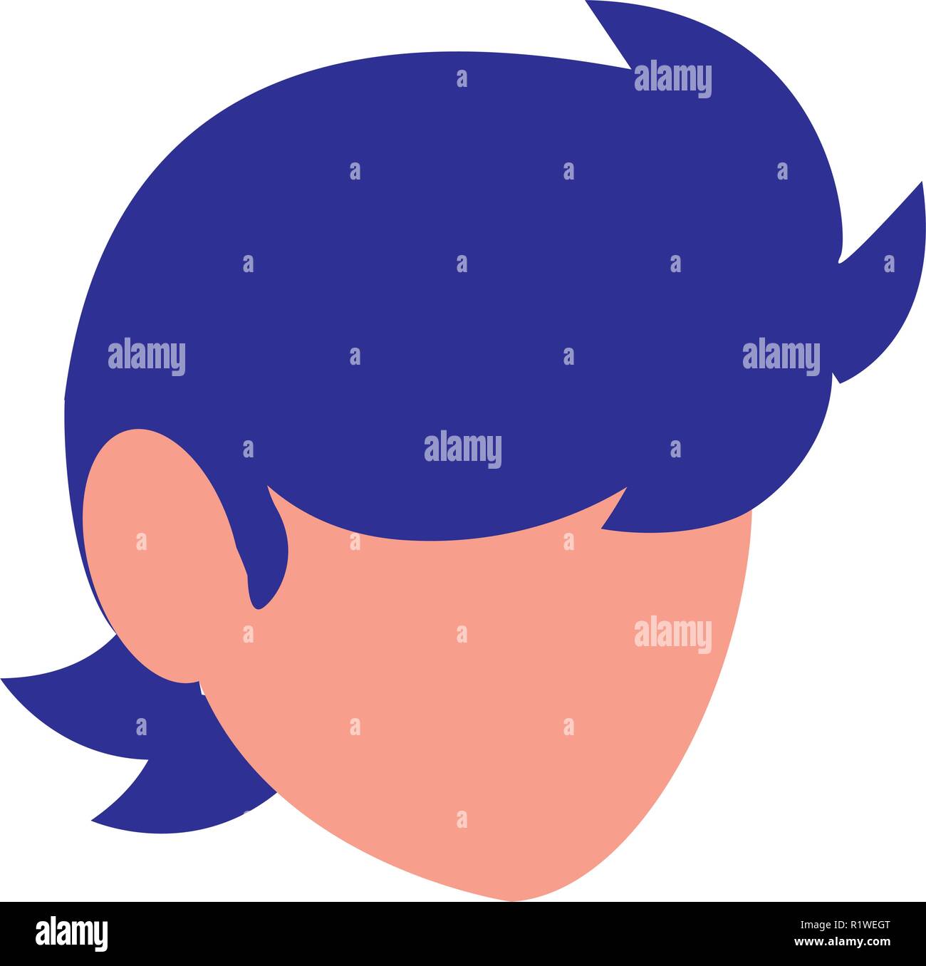 Man head design, Boy male avatar person and human theme Vector ...