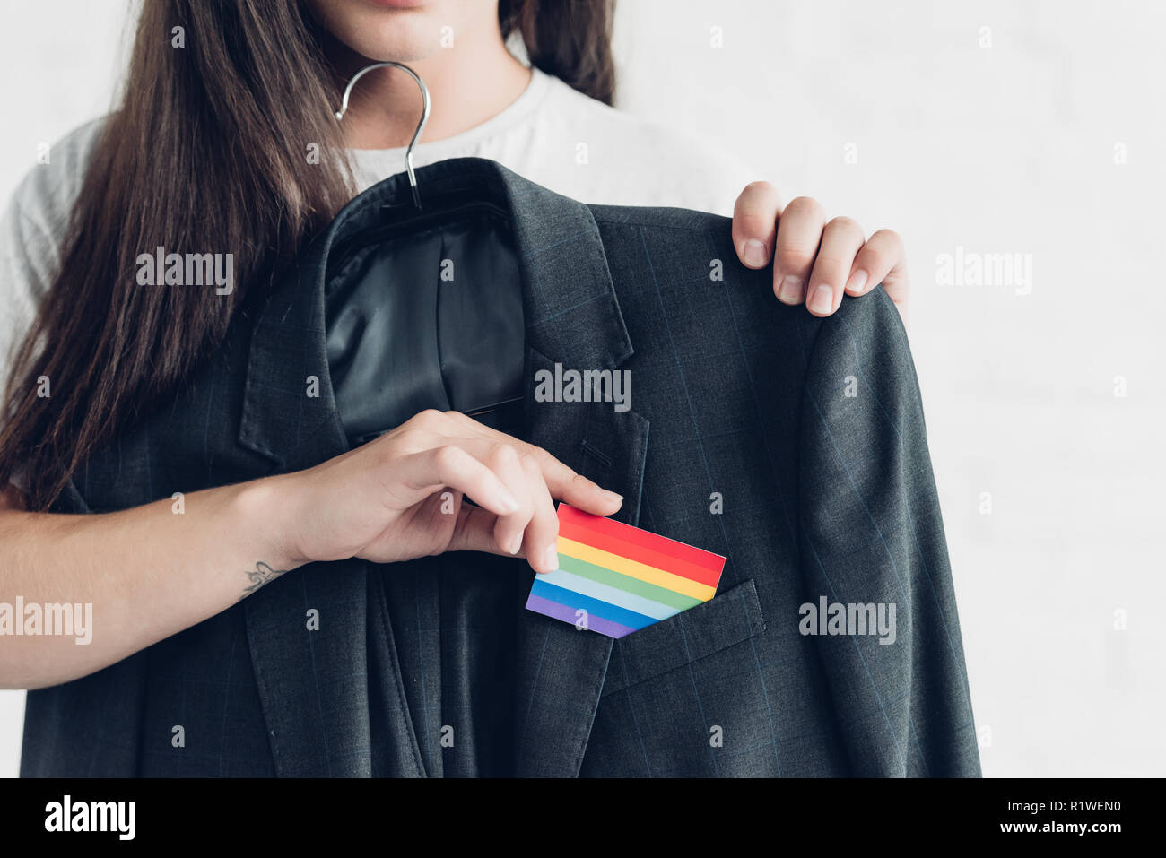 Transgender suit hi-res stock photography and images - Alamy