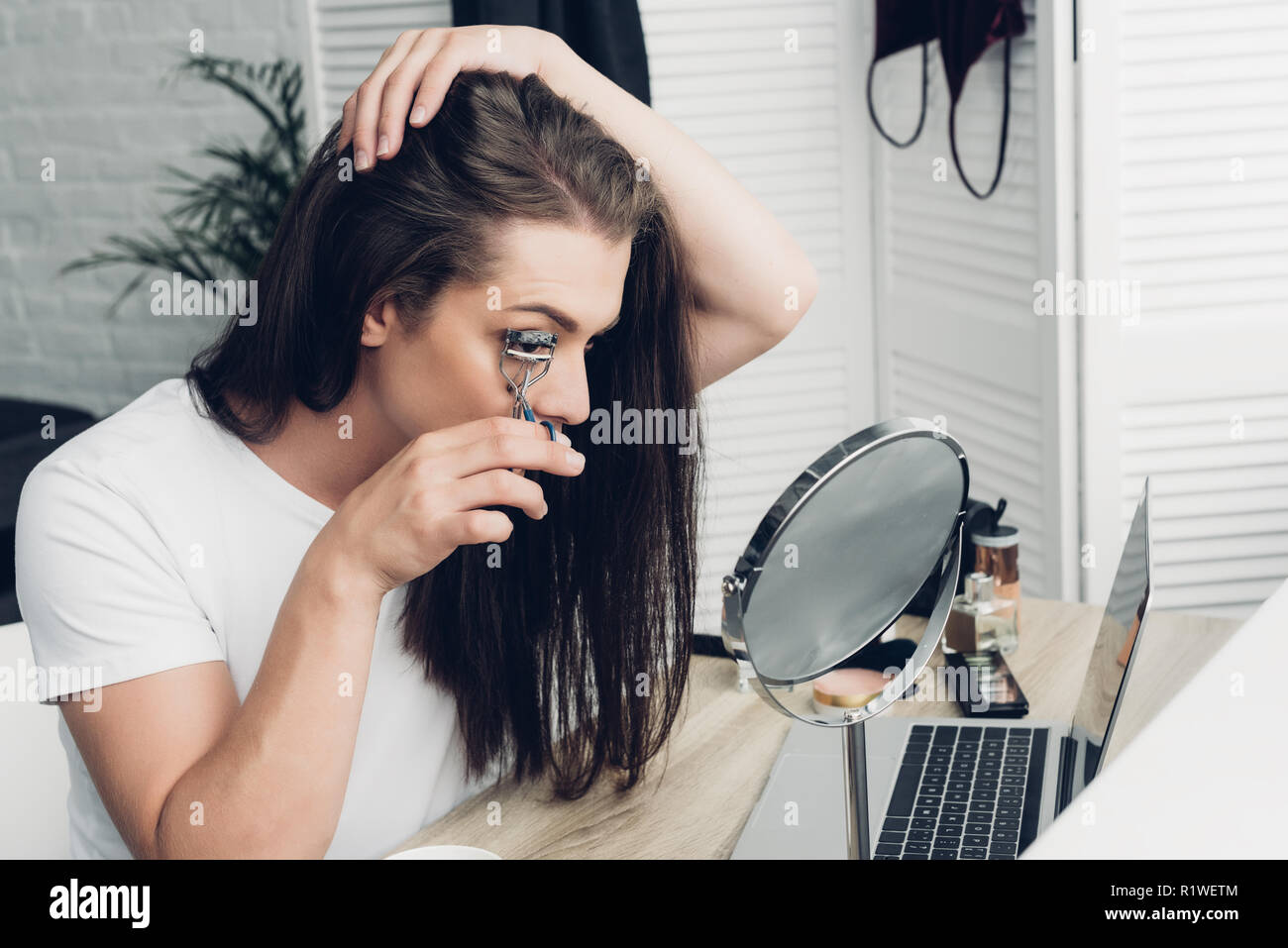 Young transgender man doing hi-res stock photography and images - Alamy