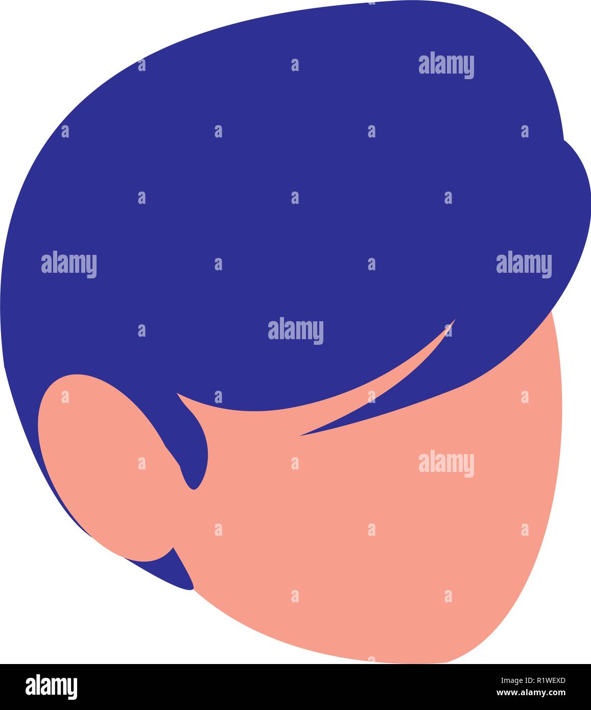 Man head design, Boy male avatar person and human theme Vector ...