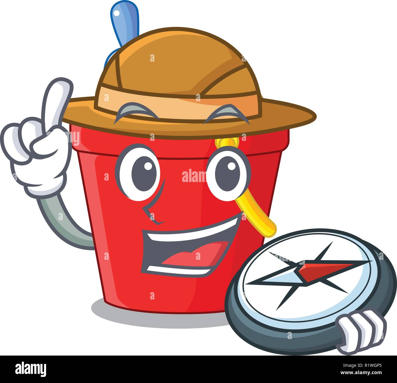 Children sandcastle happy Stock Vector Images - Alamy