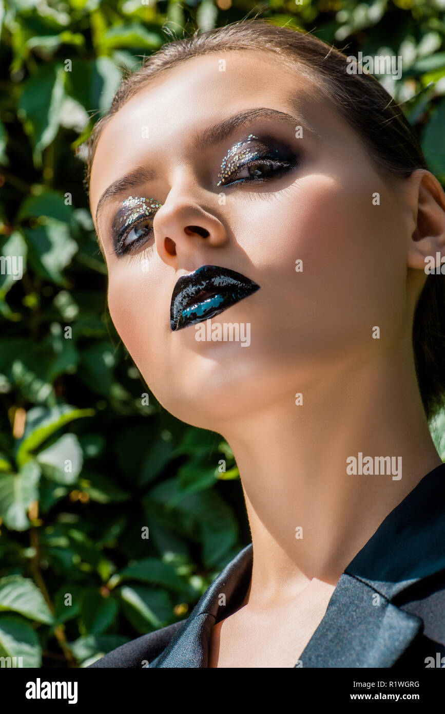 Shiny makeup hi-res stock photography and images - Alamy