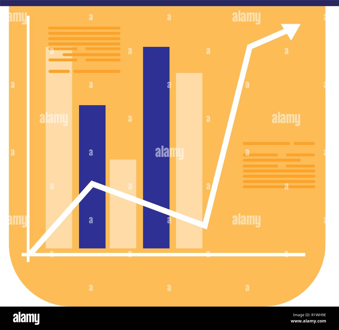 Infographic presentation design, Concept of data information business ...