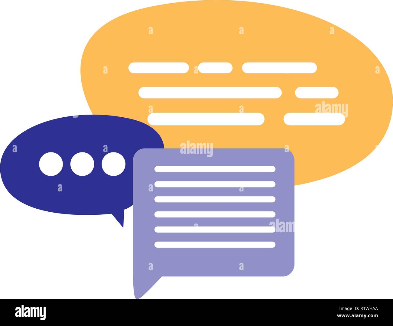 Bubble design, Concept of communication message discussion conversation ...