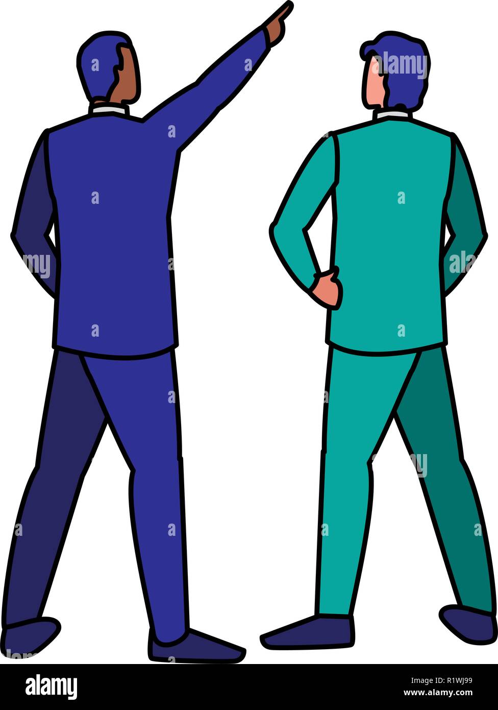 Businessmen with suit design, Management corporate occupation and job ...