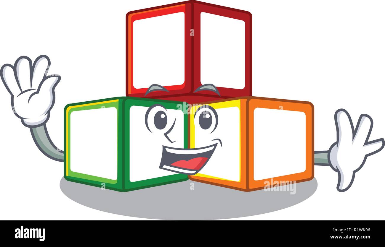 Child wave goodbye Stock Vector Images - Alamy