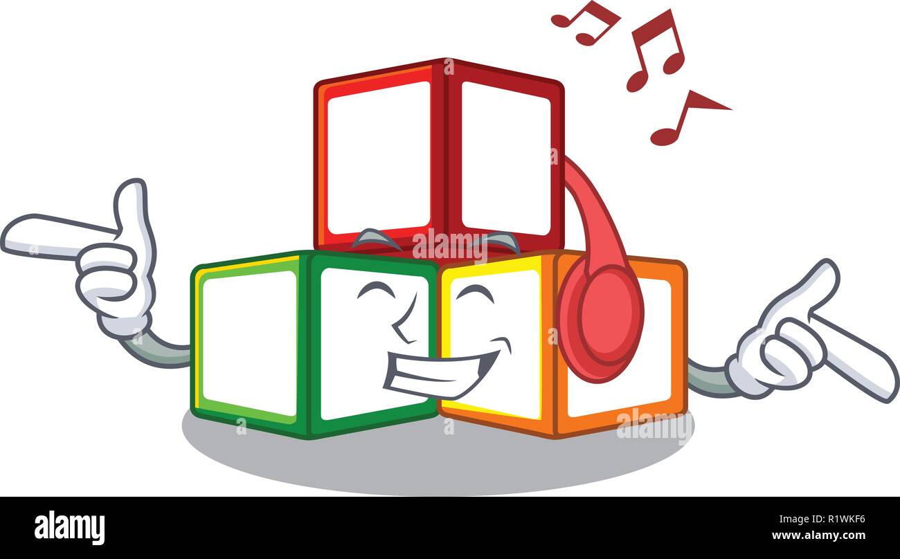 Wooden block music Stock Vector Images - Alamy