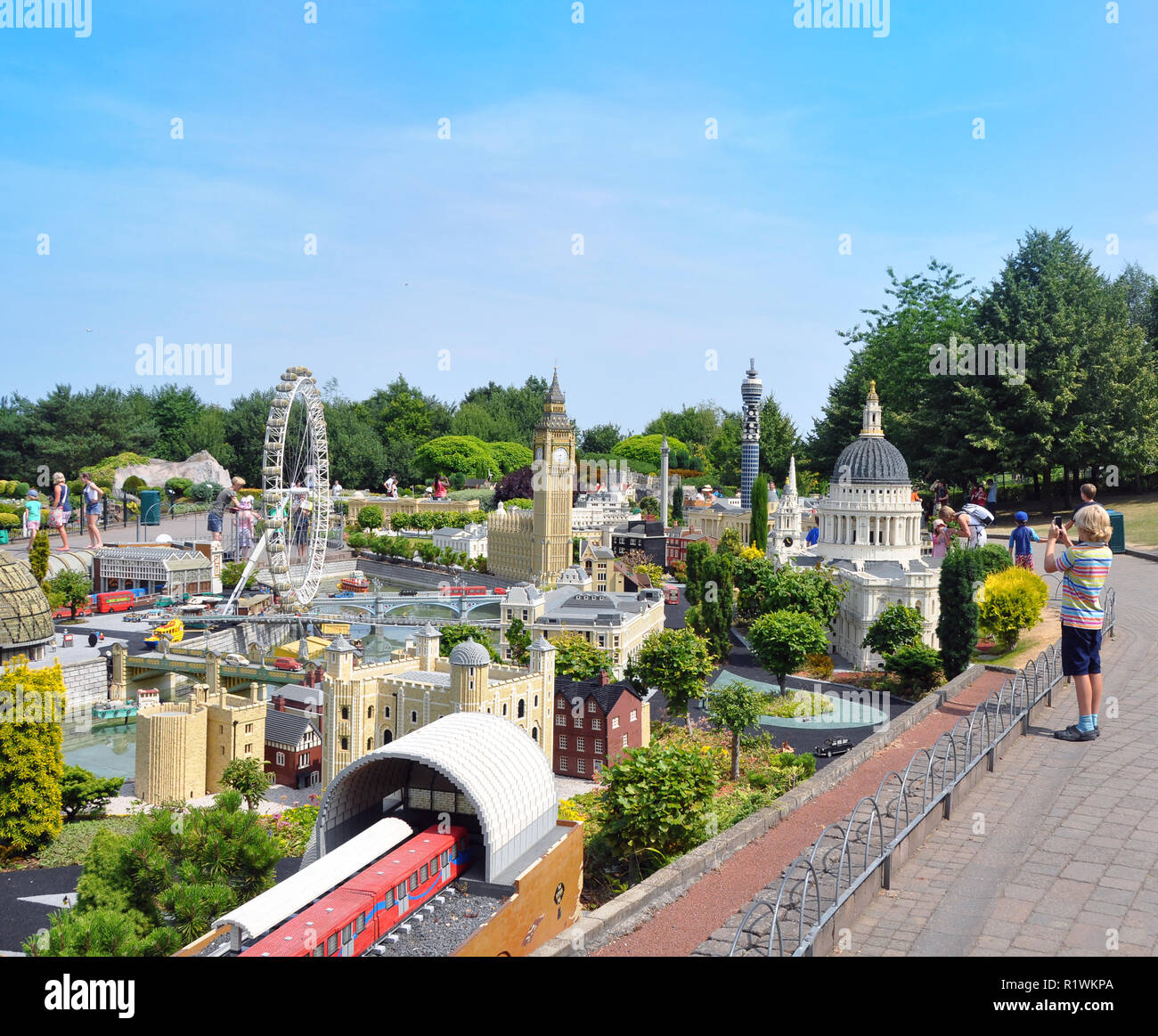 Editorial - LEGOLAND miniland in Windsor theme park. Wonderful ...