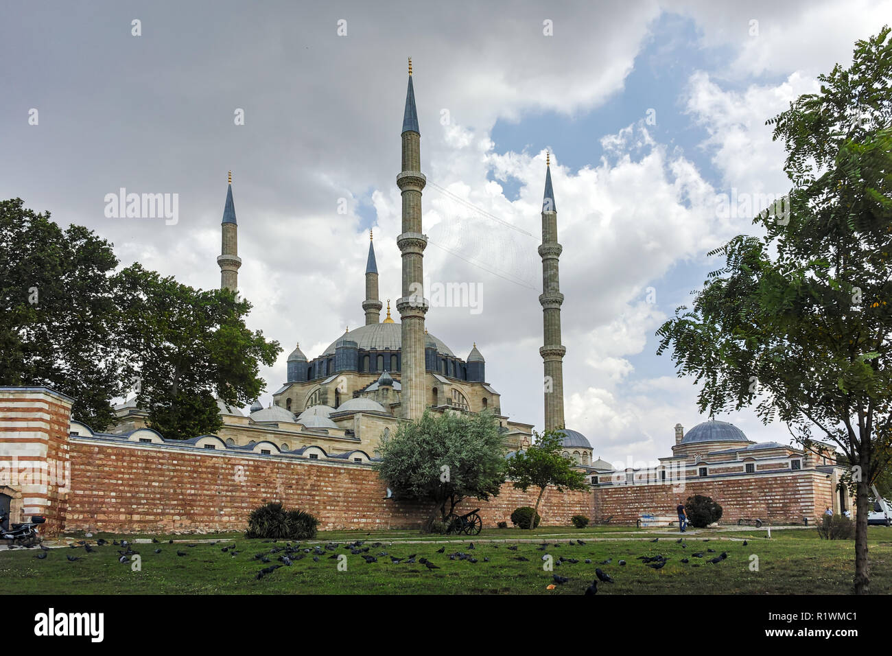 EDIRNE, TURKEY - MAY 26, 2018: Outside view of Selimiye Mosque Built ...