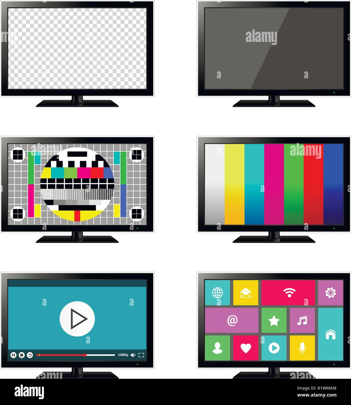 Smart home icon set Stock Vector Images - Alamy