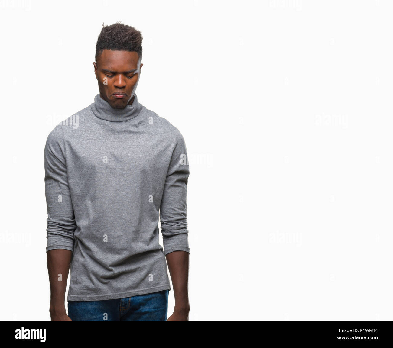 Upset african american man frustrated Cut Out Stock Images & Pictures ...