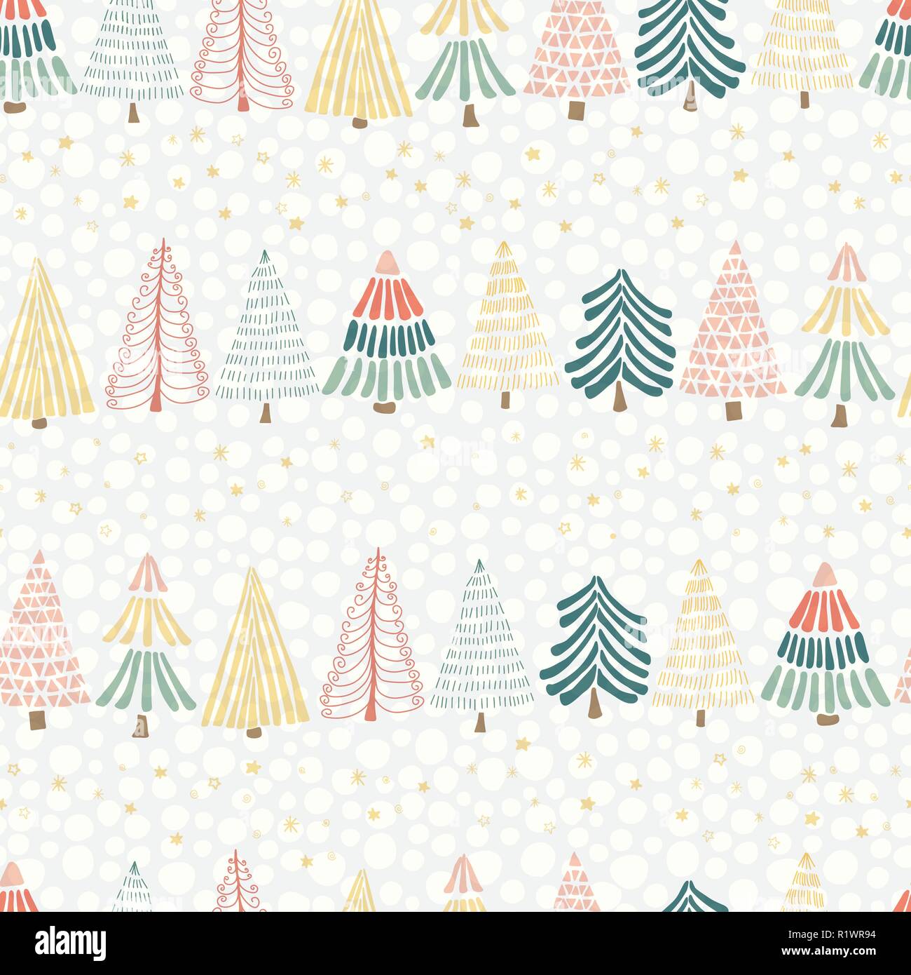 Modern Christmas Tree Vector