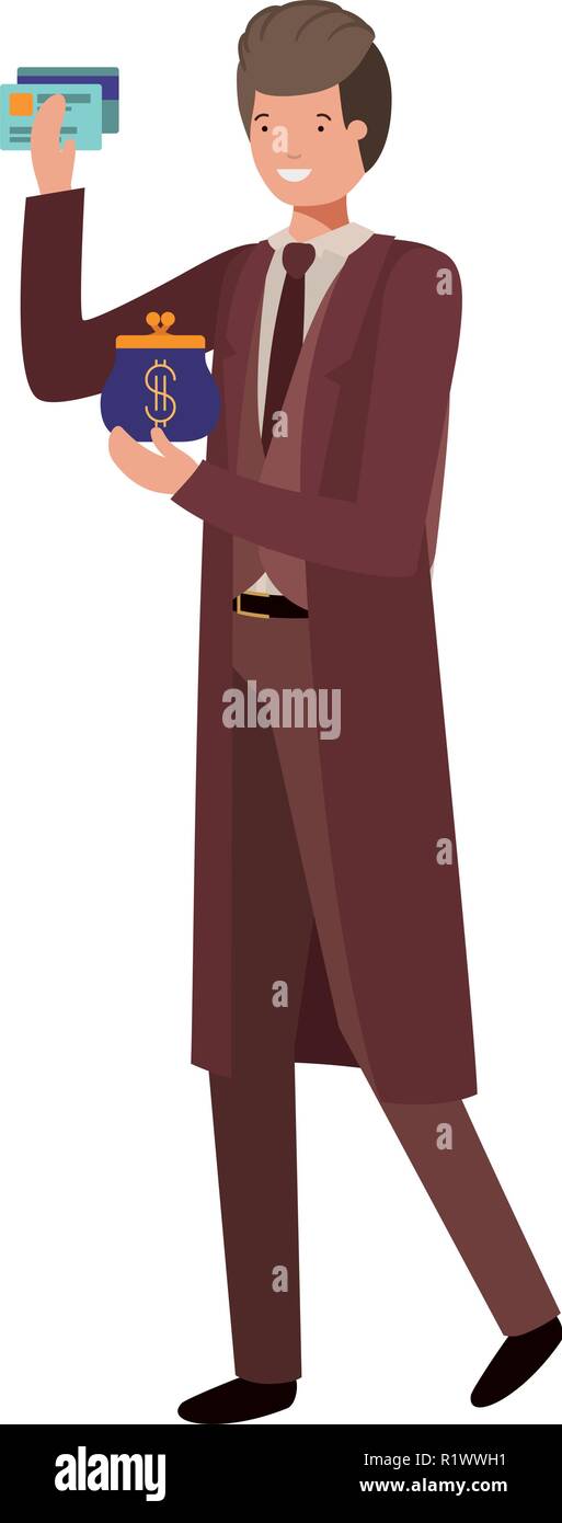 Man smiling credit card Stock Vector Images - Alamy