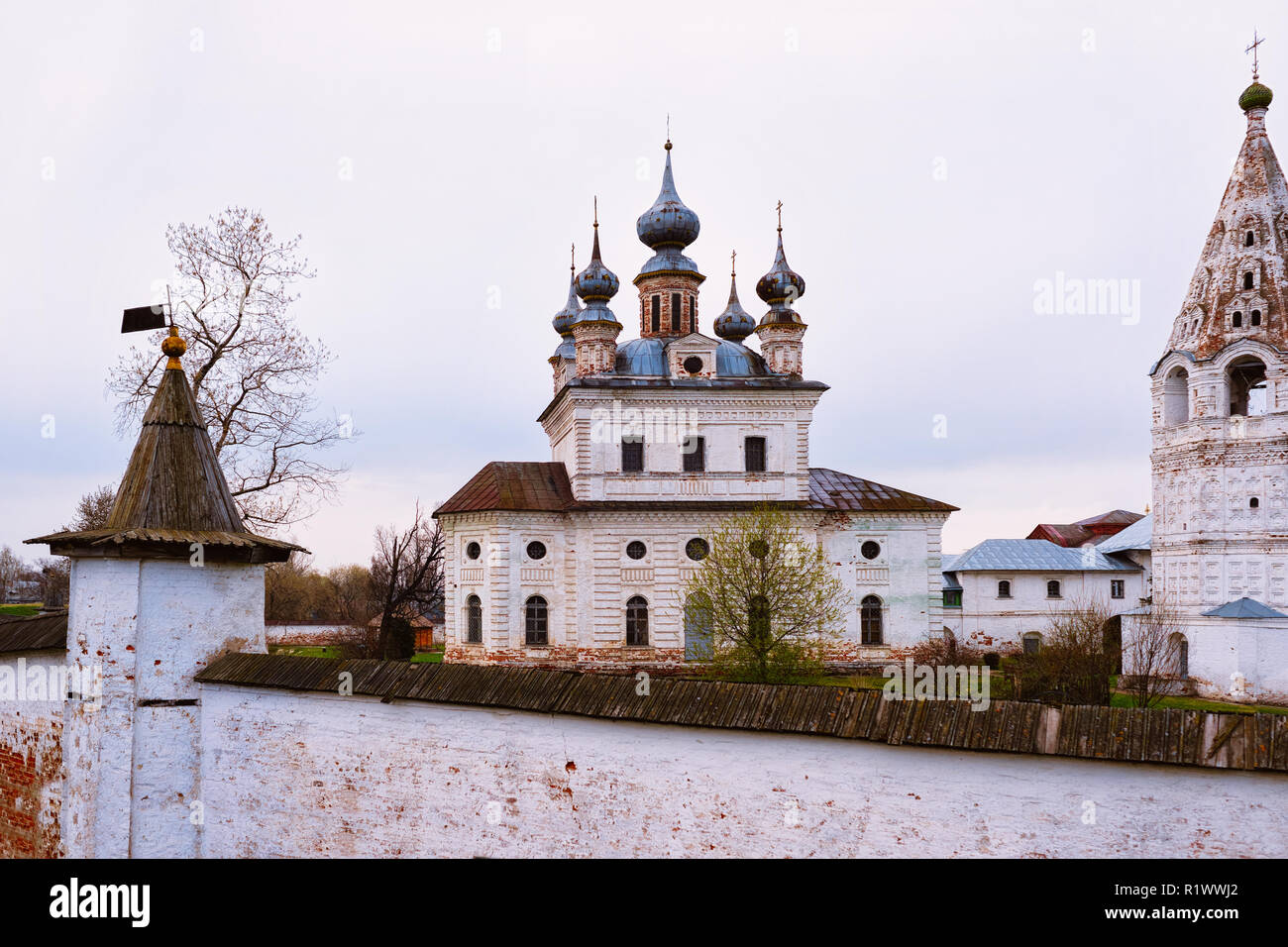 Archangel Michael Monastery in Yuryev Polsky town in Vladimir oblast ...
