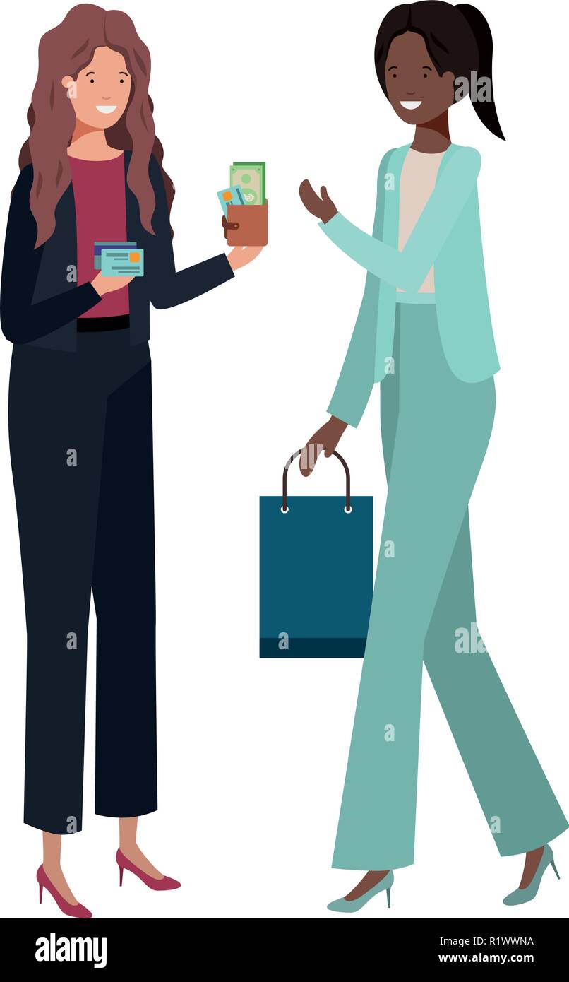 Credit card money avatar illustration Stock Vector Images - Alamy