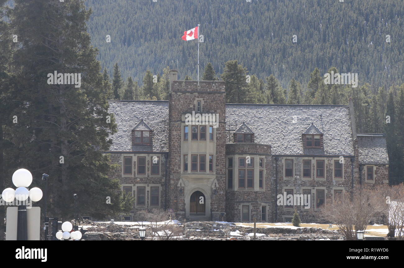 Banff in April Stock Photo - Alamy