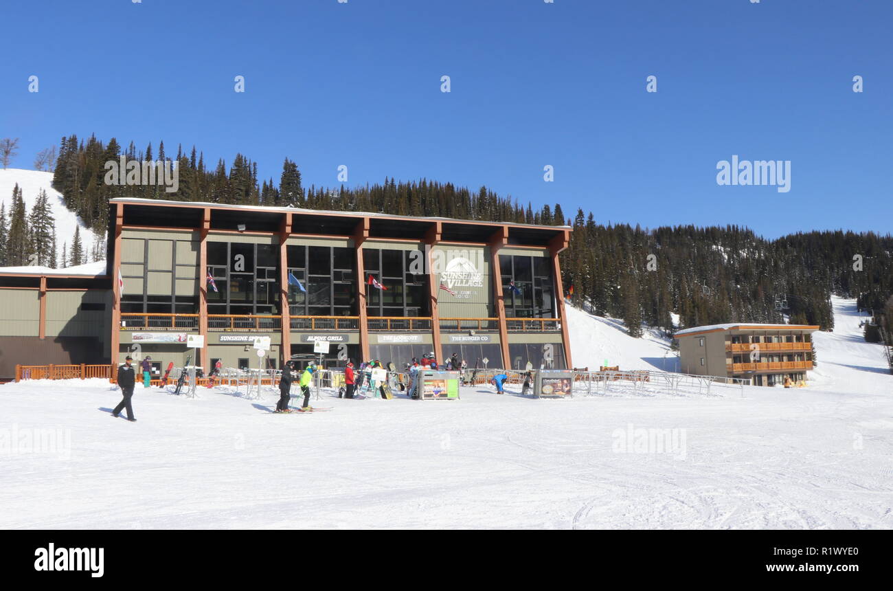 Banff in April Stock Photo - Alamy