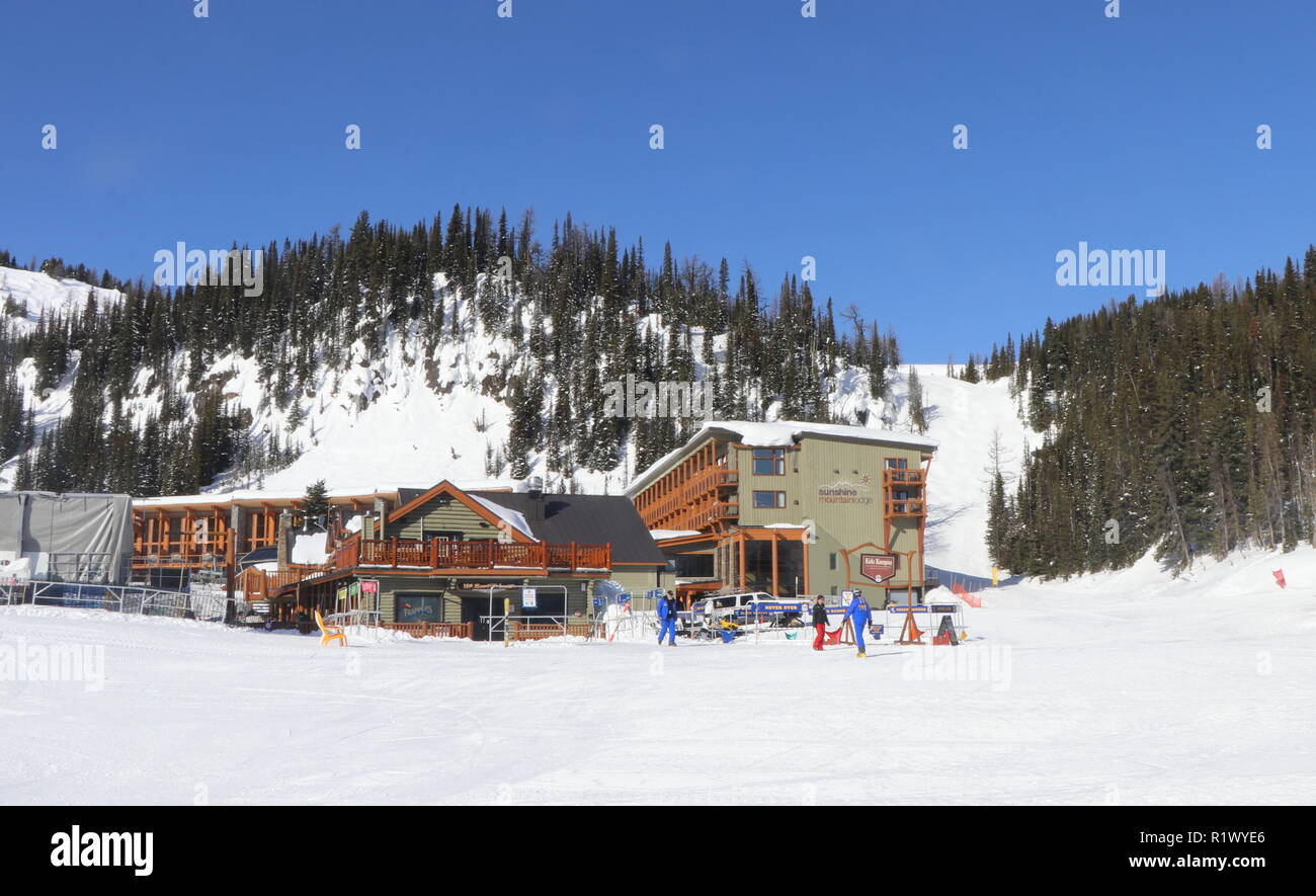 Banff in April Stock Photo - Alamy