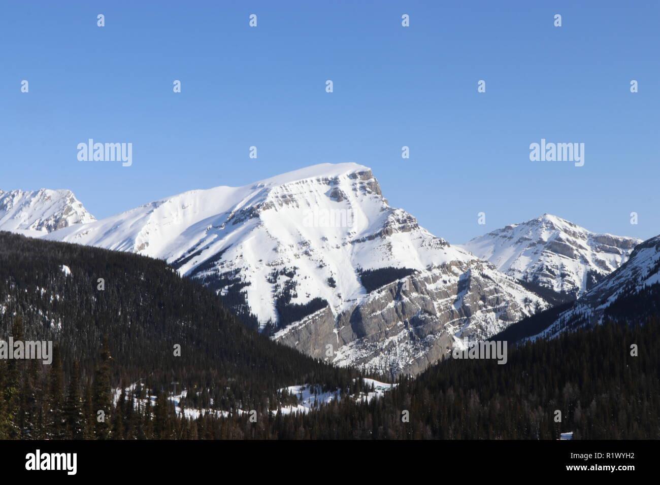 Banff in April Stock Photo - Alamy
