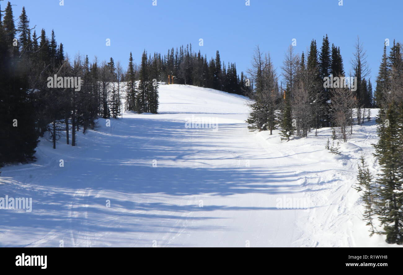 Banff in April Stock Photo - Alamy
