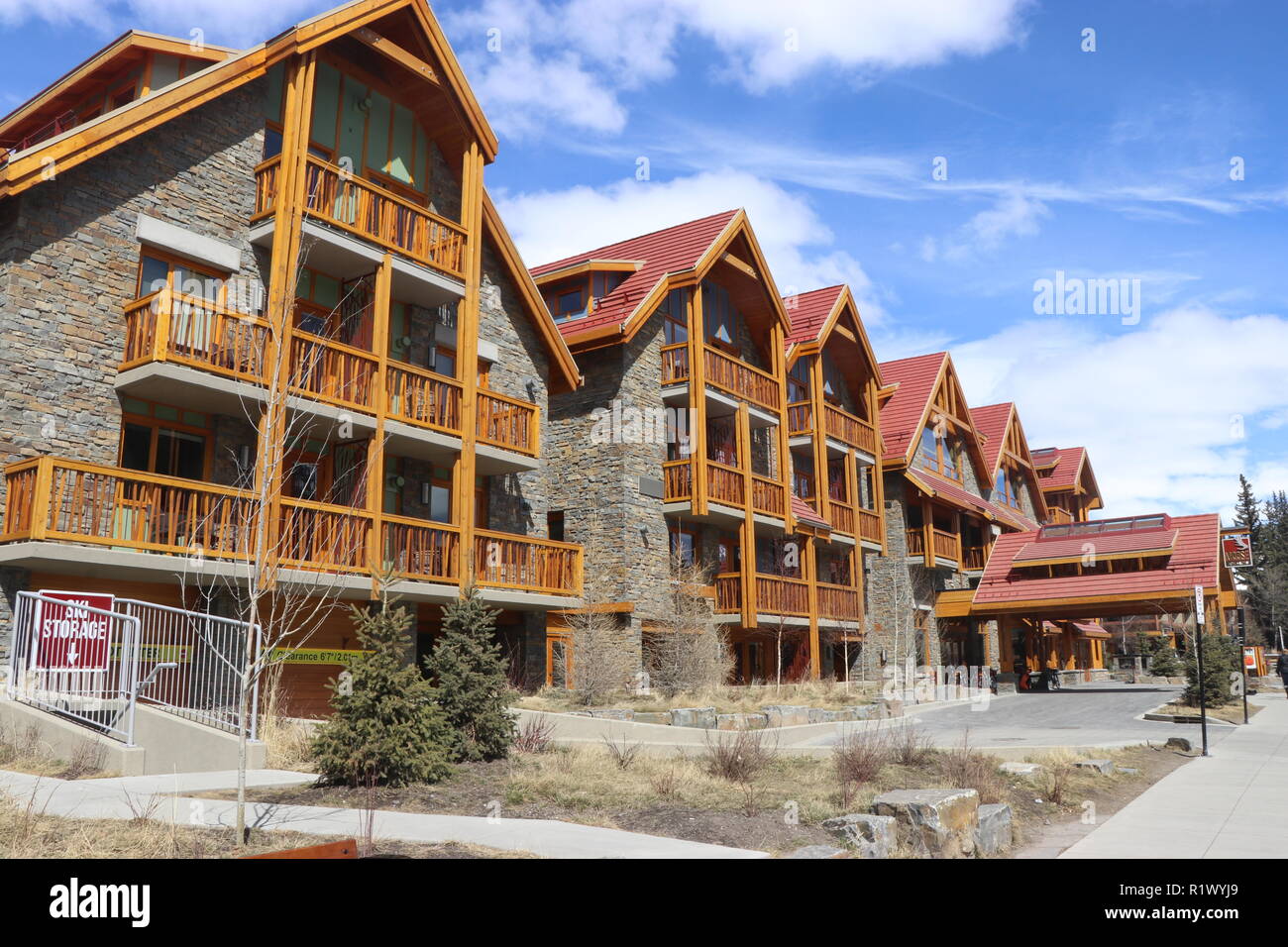 Canada in April light Stock Photo - Alamy