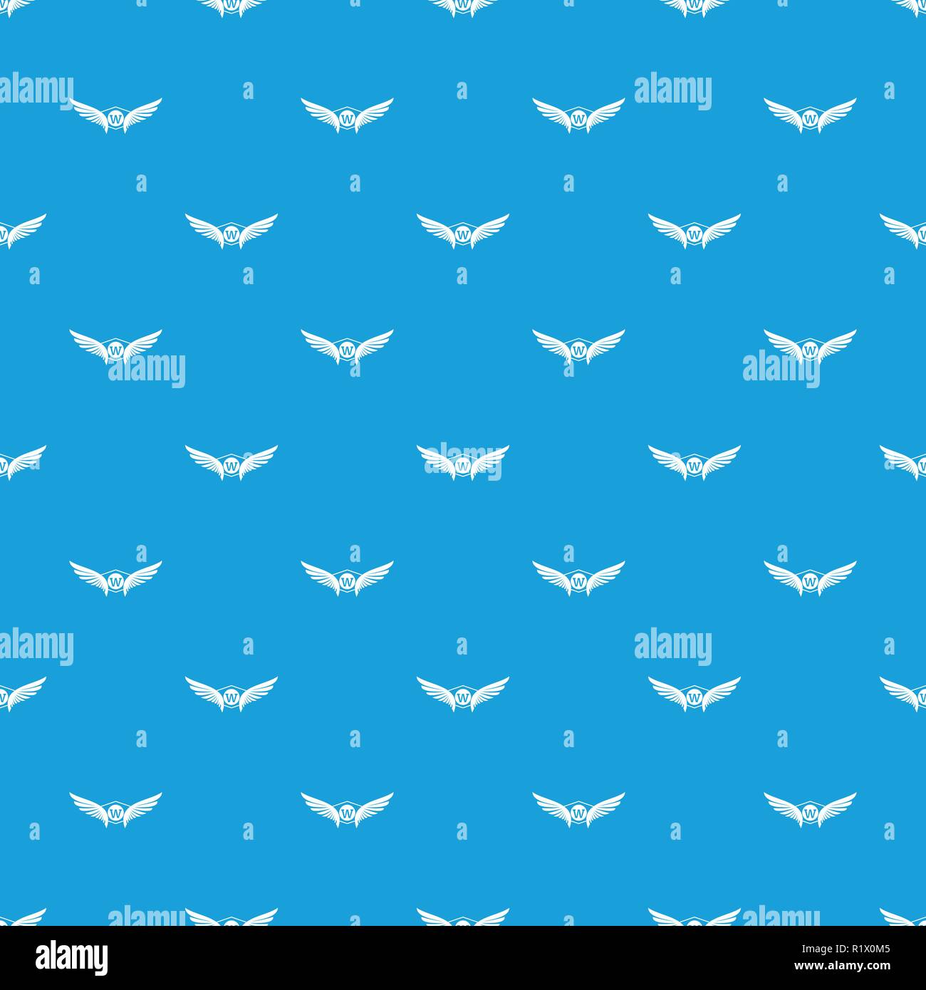 Animal wing pattern vector seamless blue Stock Vector Image & Art - Alamy
