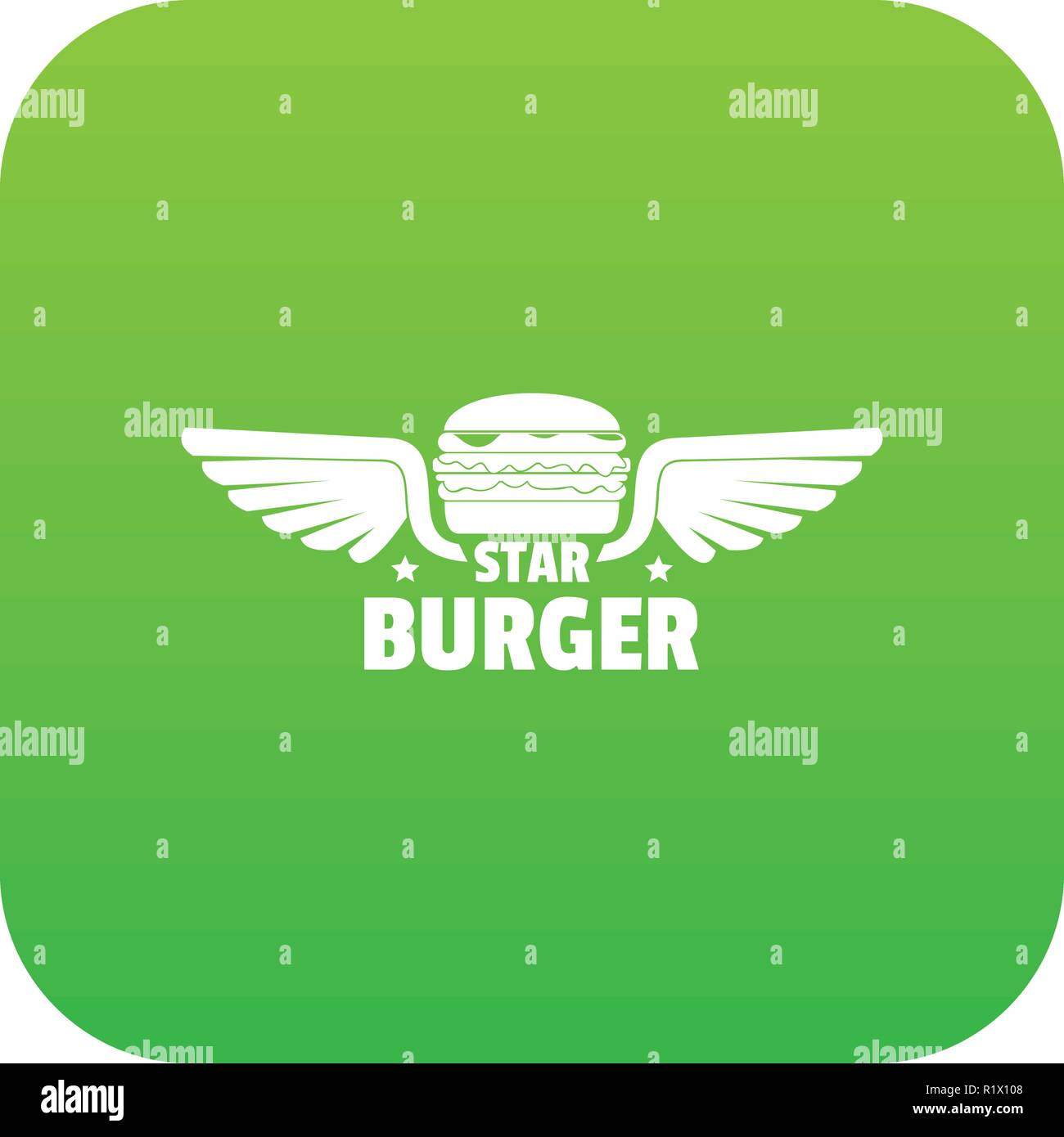Element burger icon green vector Stock Vector Image & Art - Alamy