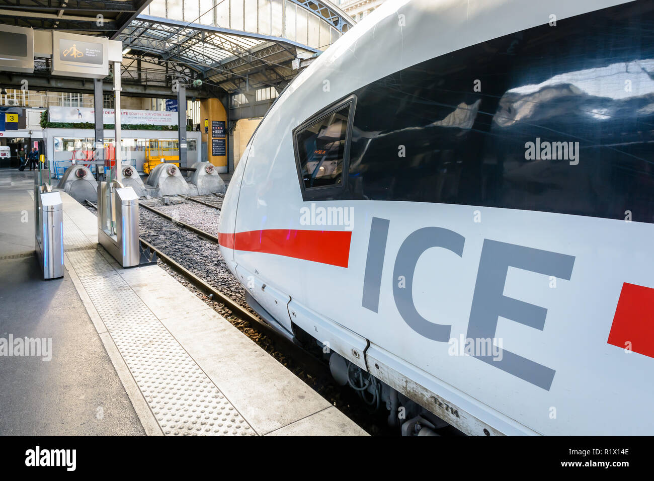 A third generation ICE high speed train from german company Deutsche ...
