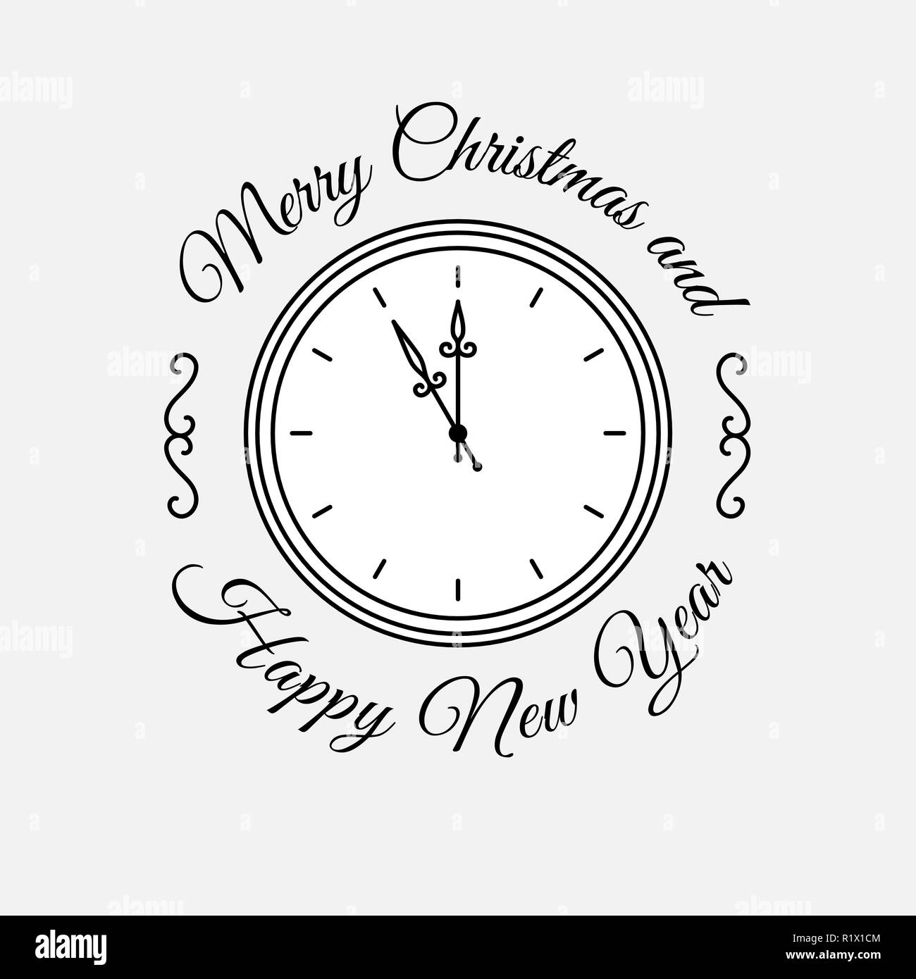 Christmas wall sign Black and White Stock Photos & Images - Alamy