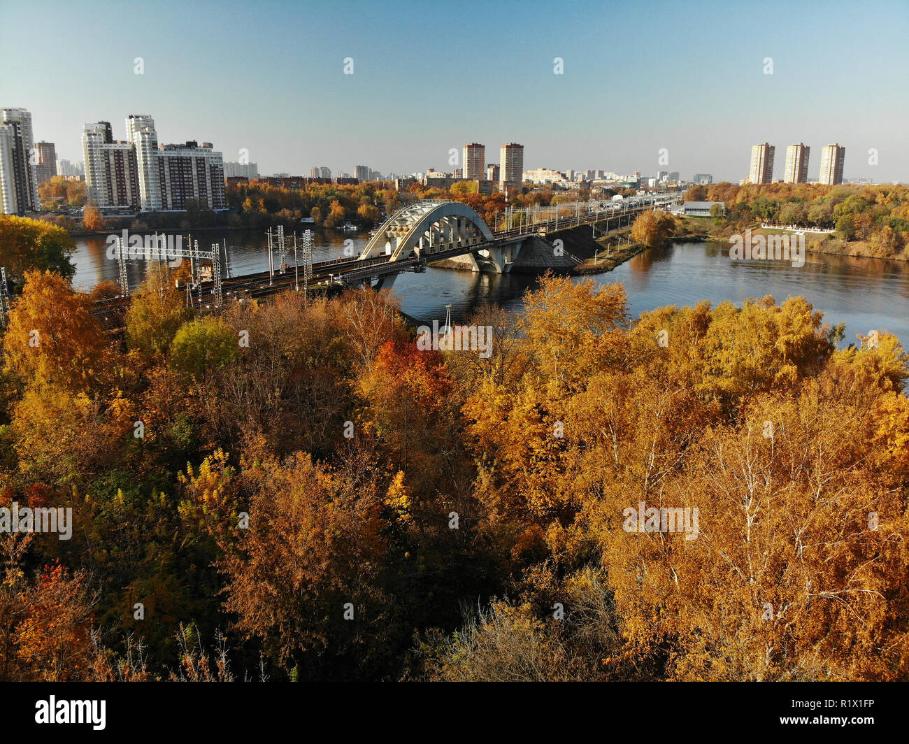 City bridge across railway in hi-res stock photography and images - Alamy