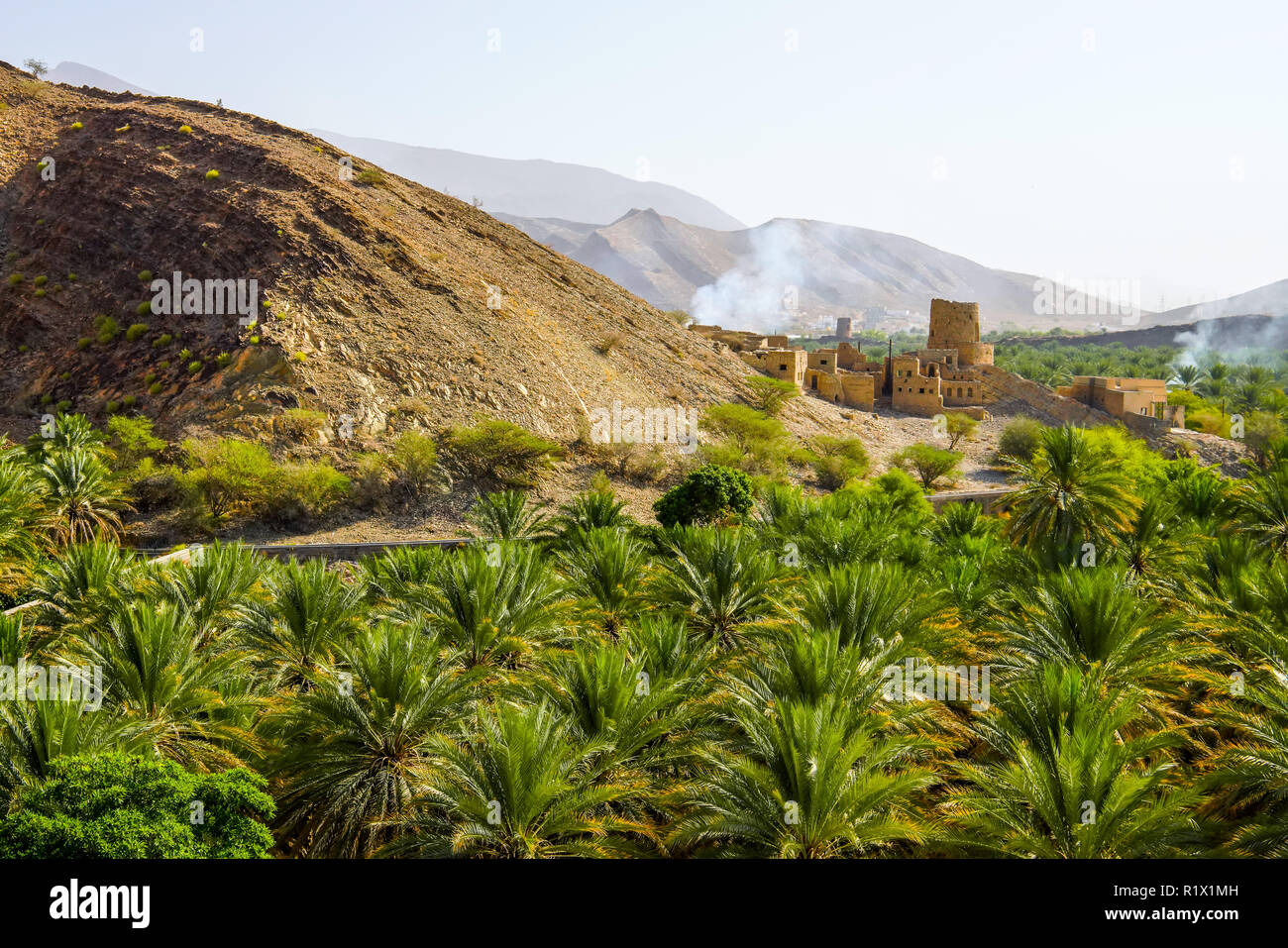 Birkat al Mouz or Bait al Subah in Harat al Saybani outside Nizwa, Oman ...