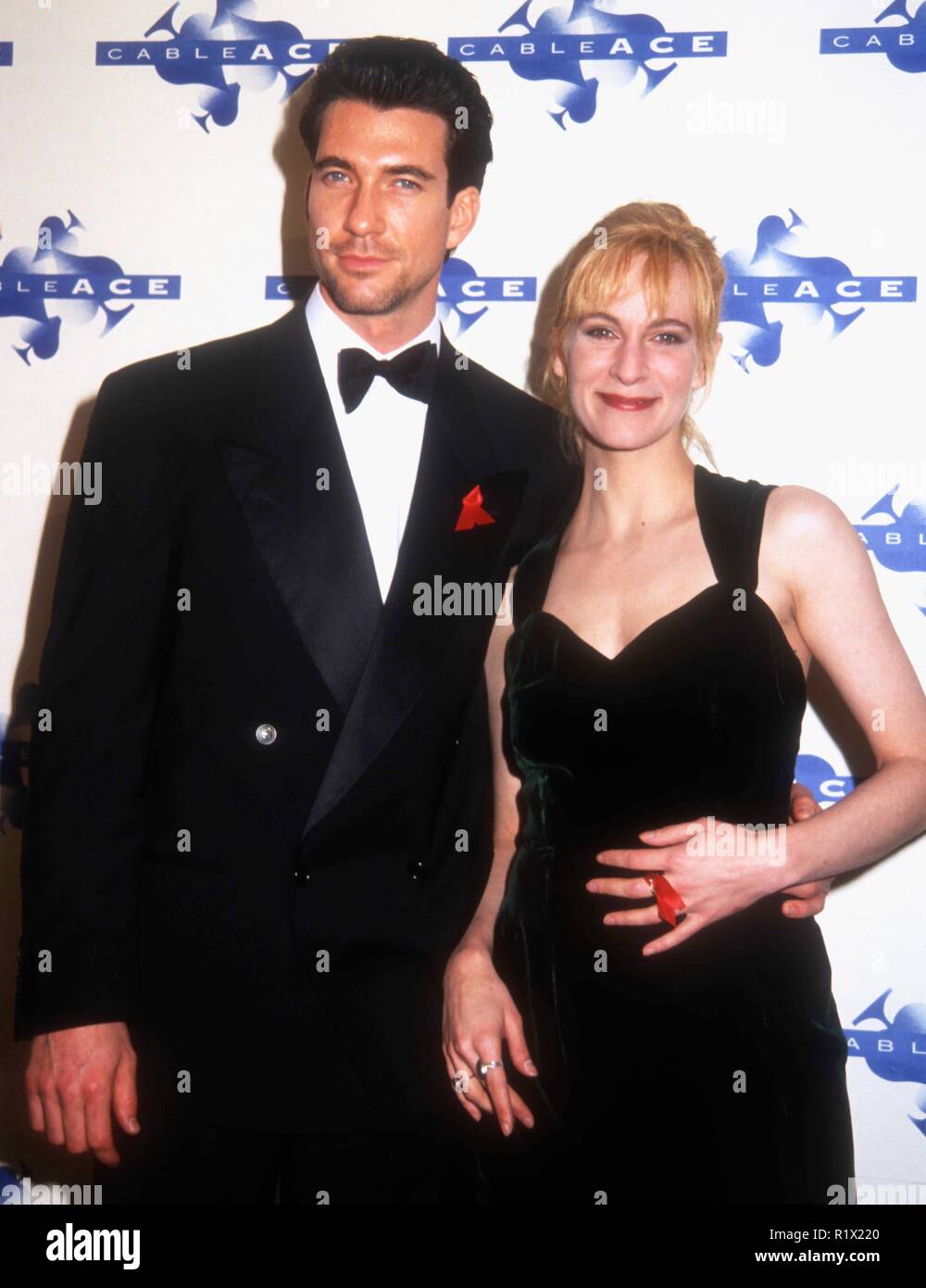 HOLLYWOOD, CA - JANUARY 17: (L-R) Actress Dylan McDermott and actress ...