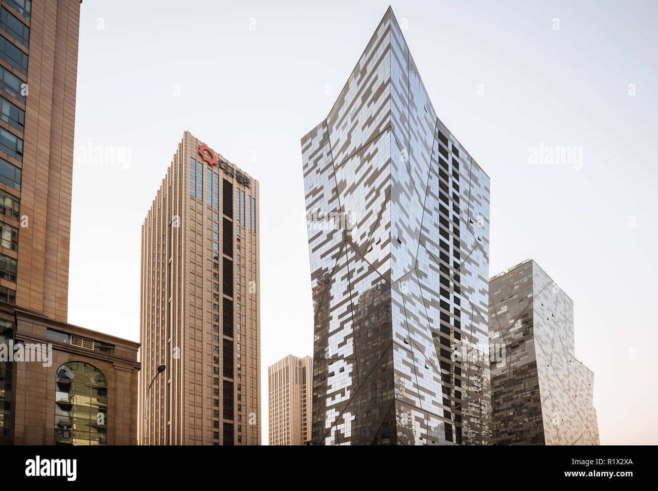 Modern skyscrapers, Beijing, China Stock Photo - Alamy