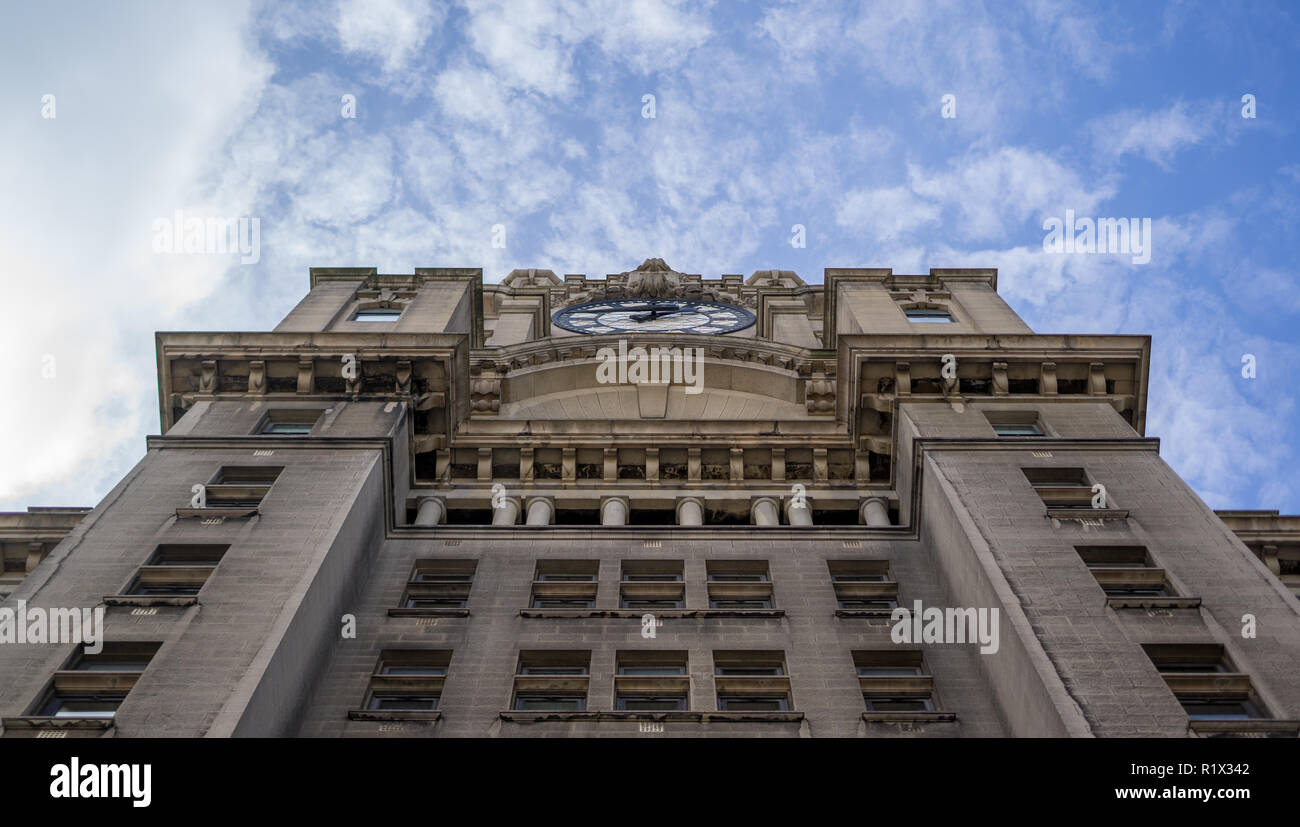 Looking up the liver building Stock Photo - Alamy