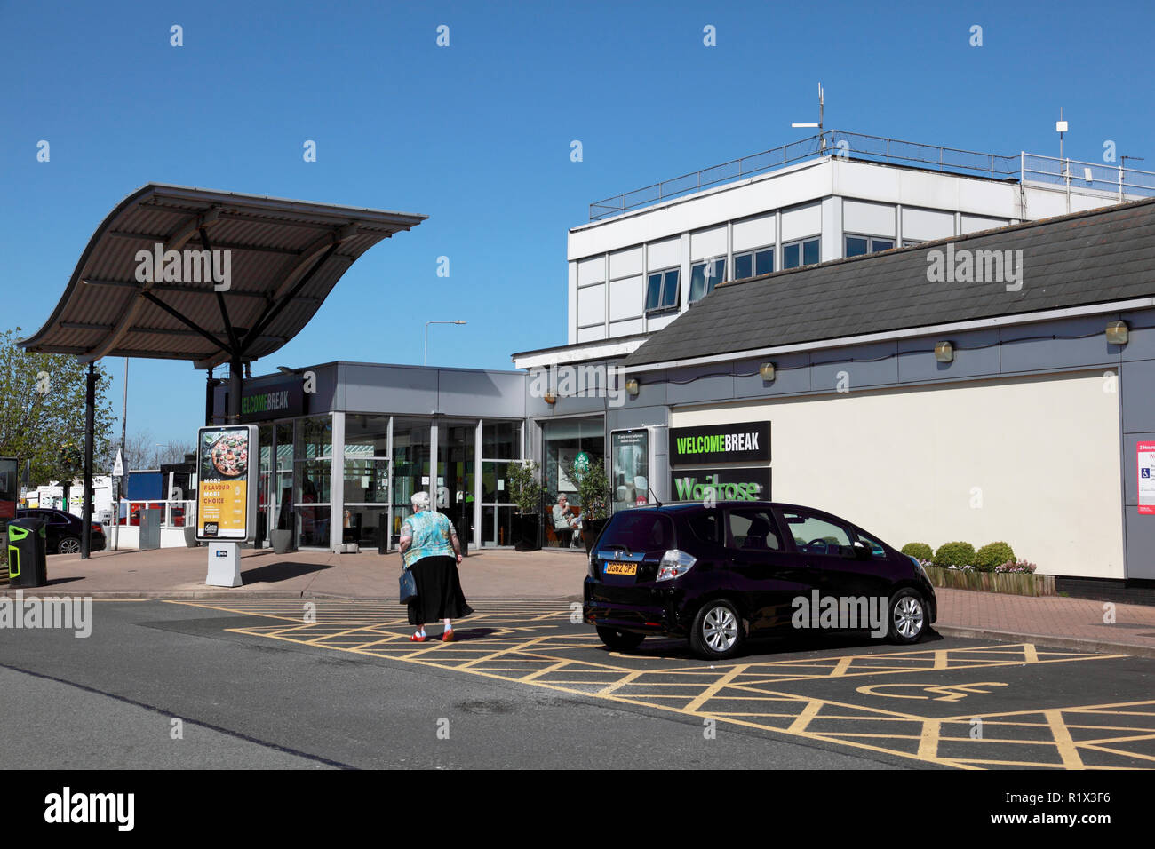 Welcome break charnock richard services hi-res stock photography and ...