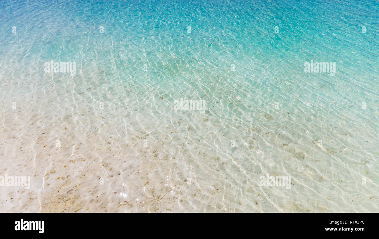 Water ocean background. Clear blue ripple aqua texture. Shining blue ...