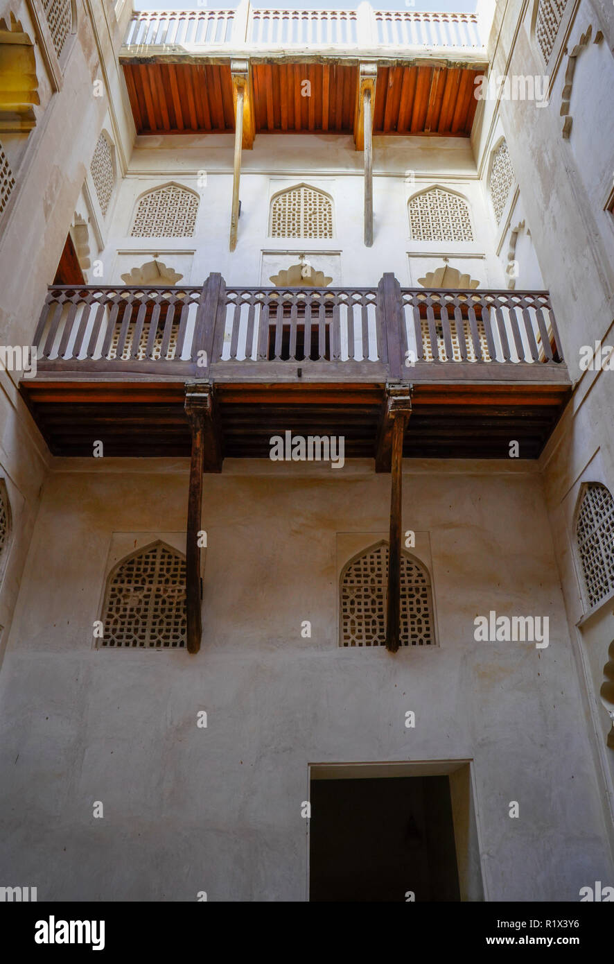 View of impressive Jabreen Castle, Nizwa, Oman Stock Photo - Alamy