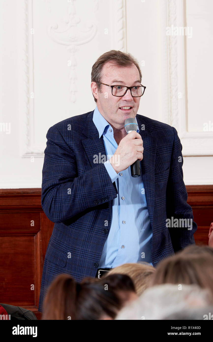 Andrew Morton The Oldie Literary Lunch 13/11/18; Simpsons on the Strand ...