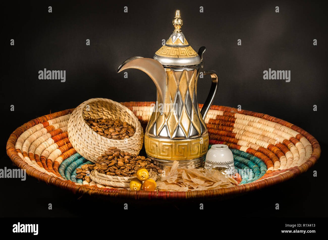 Islamic and Arabic foods and traditional backgrounds Stock Photo - Alamy